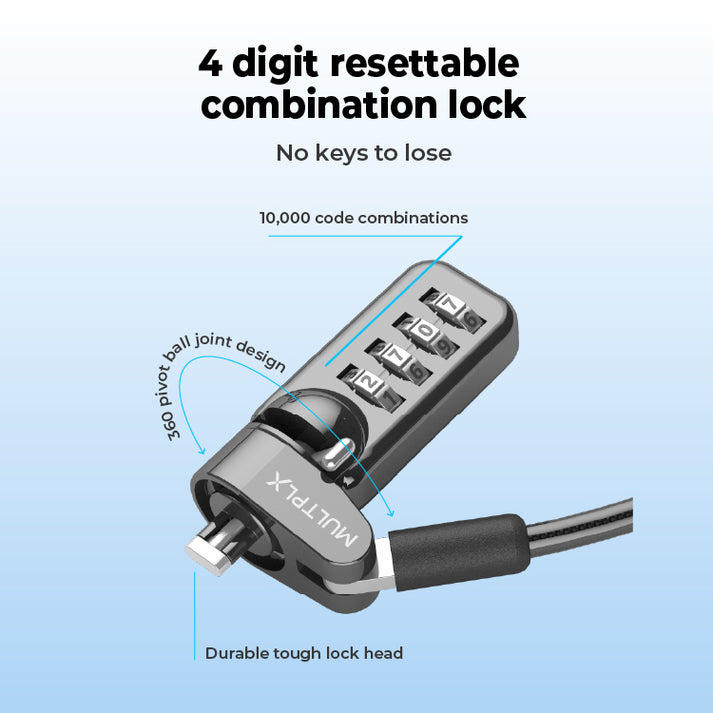Universal Laptop Security Lock – Multplx